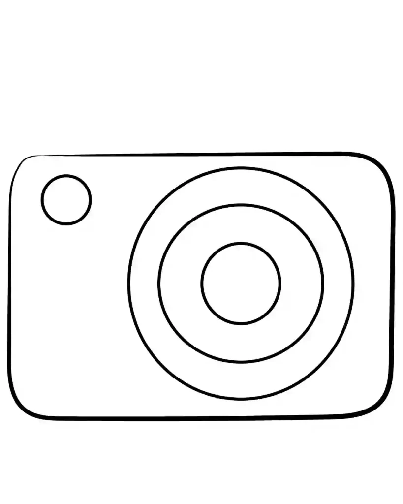 How To Draw Camera In Simple And Easy Steps For Beginners