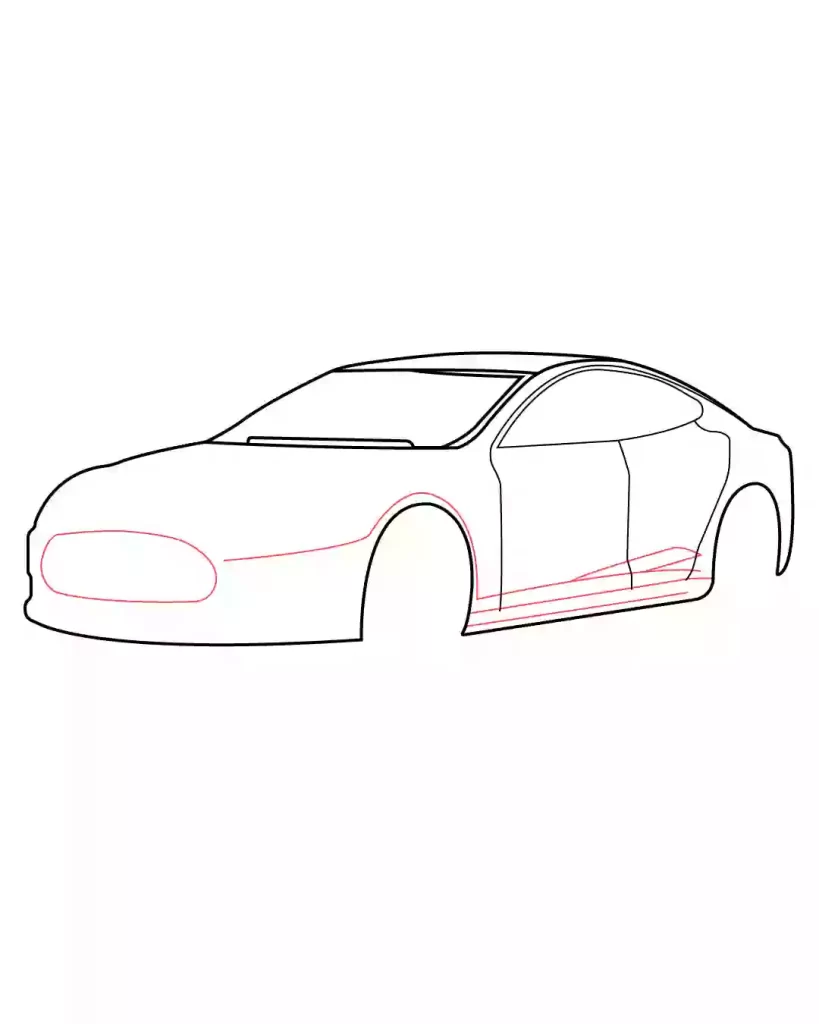 How To Draw A Tesla In Simple Steps For Beginners