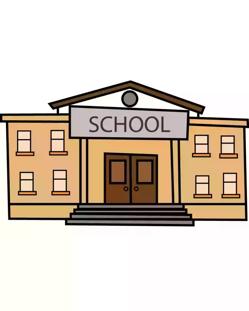 How To Draw A Simple School