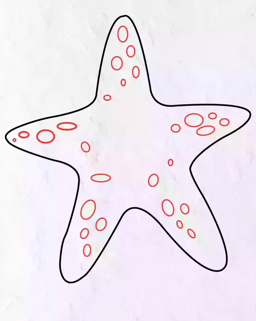 How To Draw Starfish In Simple And Easy Step By Step Guide