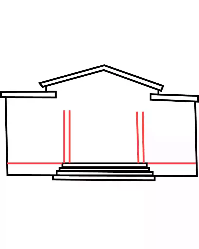 How To Draw School In Simple And Easy Steps For Kids