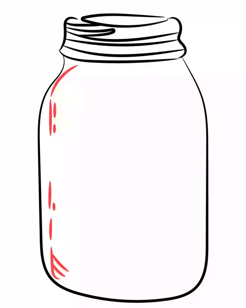 How To Draw Mason Jars In Simple Steps