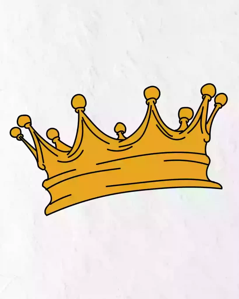 How To Draw Crown In Simple And Easy Steps Guide