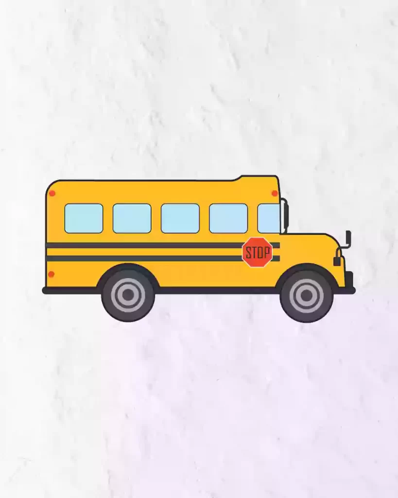 How To Draw Bus In Easy Steps For Beginner
