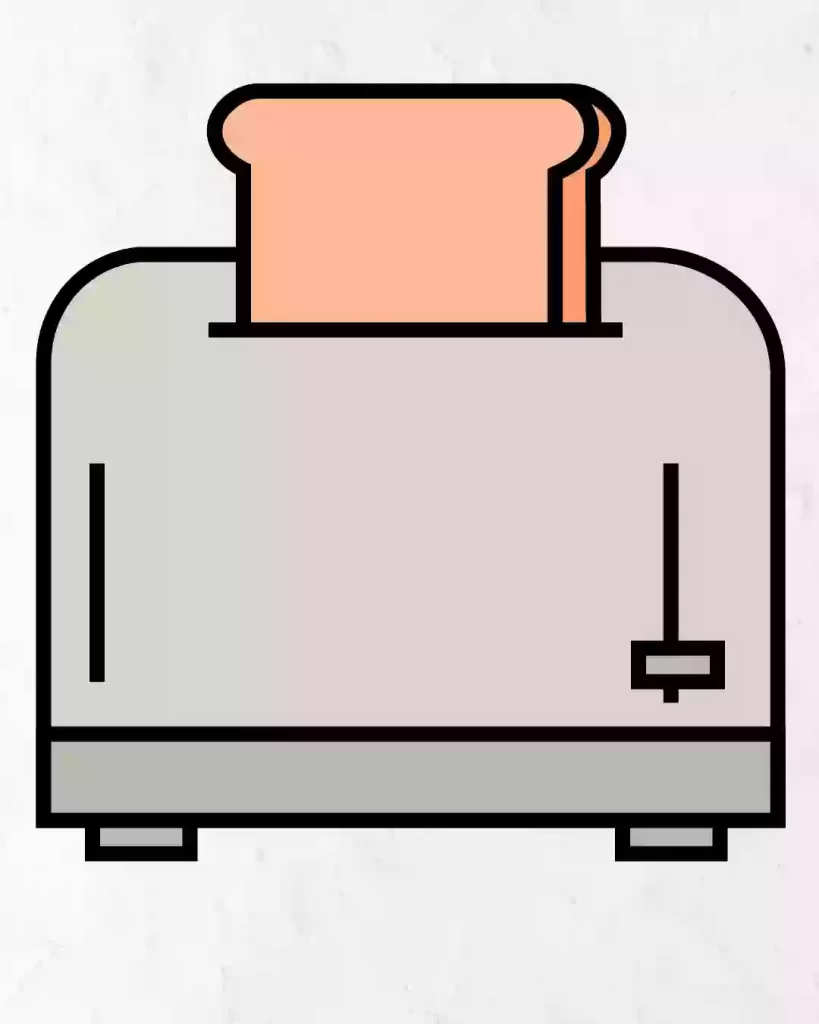 How To Draw Toaster In Simple And Easy Step By Steps