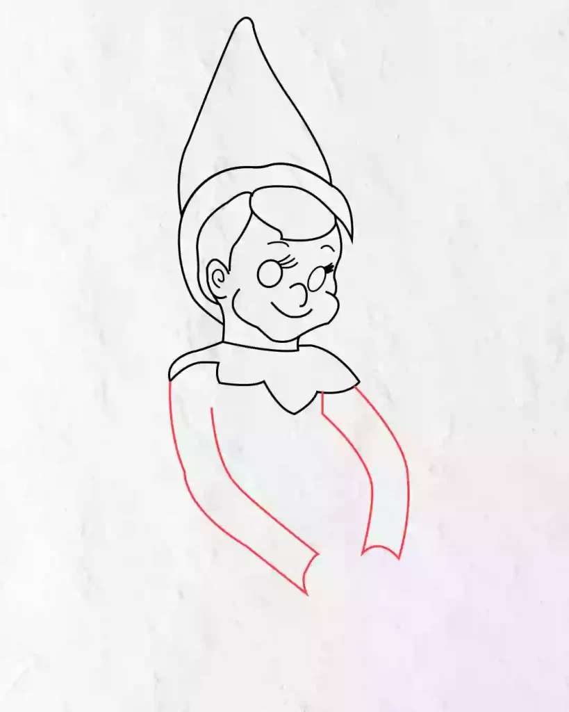 How To Draw Elf On The Shelf