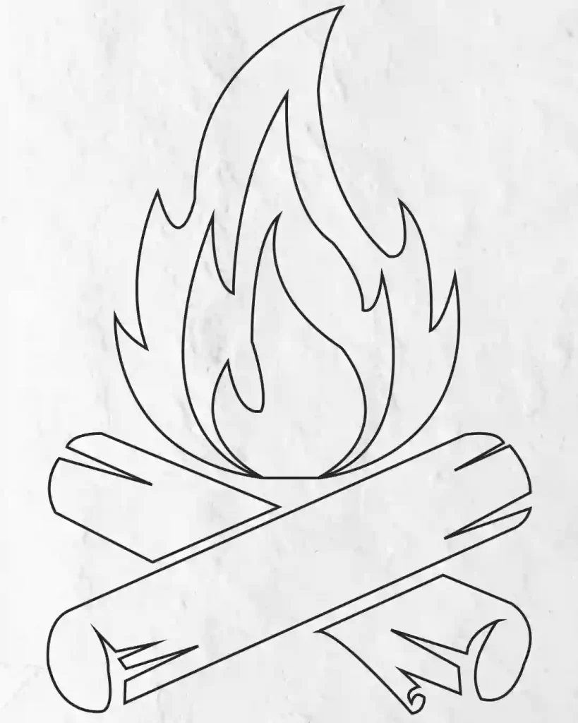 How To Draw Campfire- A Step By Step Guide