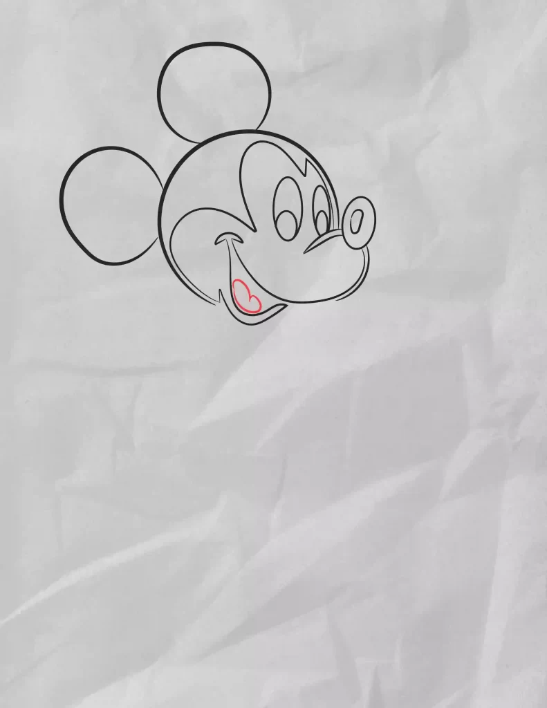 How To Draw Mickey Mouse Full Body Step By Step
